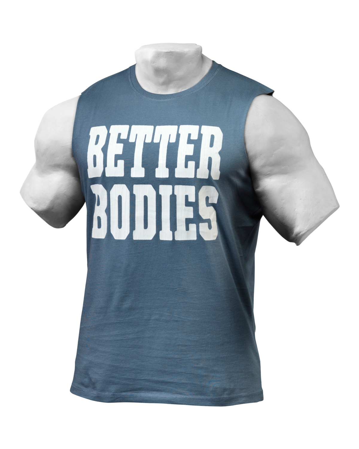 Better Bodies Mens Big print S/L Ocean blue - tights.no