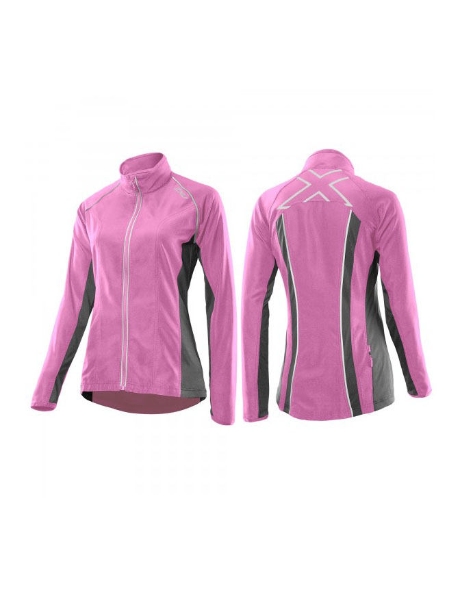 2XU Elite Run Jacket Womens Musk/Charcoal - Tights.no