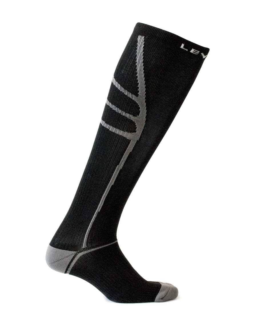LEVITY Performance Compression Socks Black/Grey - Tights.no