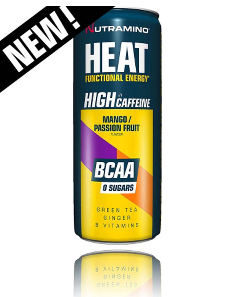 Nutramino HEAT BCAA Mango Passionfruit 24x330ml - Tights.no