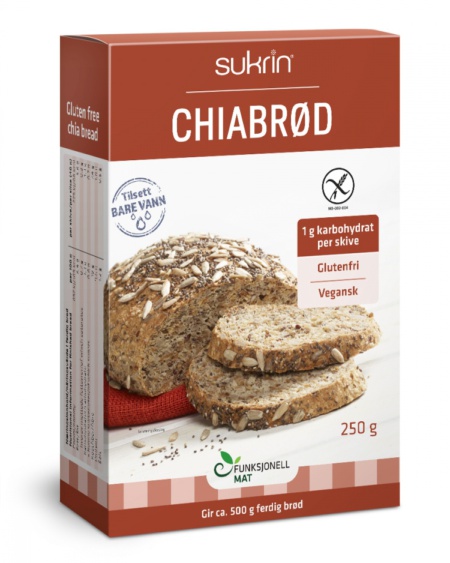 Funksjonell Mat Sunnere Chiabrød 250g - Tights.no