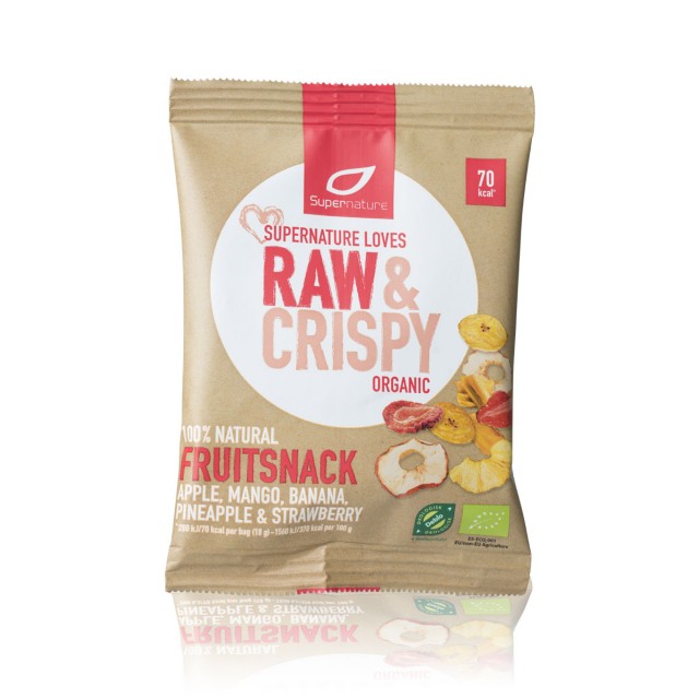 Supernature Raw&Crispy Fruitsnack 18g - tights.no