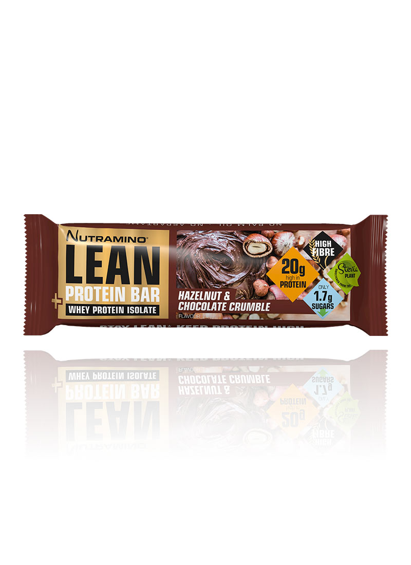 Nutramino Lean Protein Bar Hazelnut & Chocolate 60g - tights.no