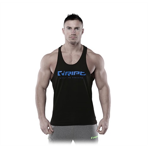 RIPT Mens Logo Singlet Sort - Tights.no