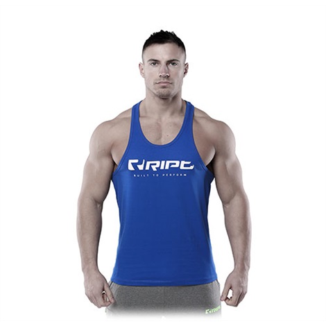 RIPT Mens Logo Singlet Blue - Tights.no