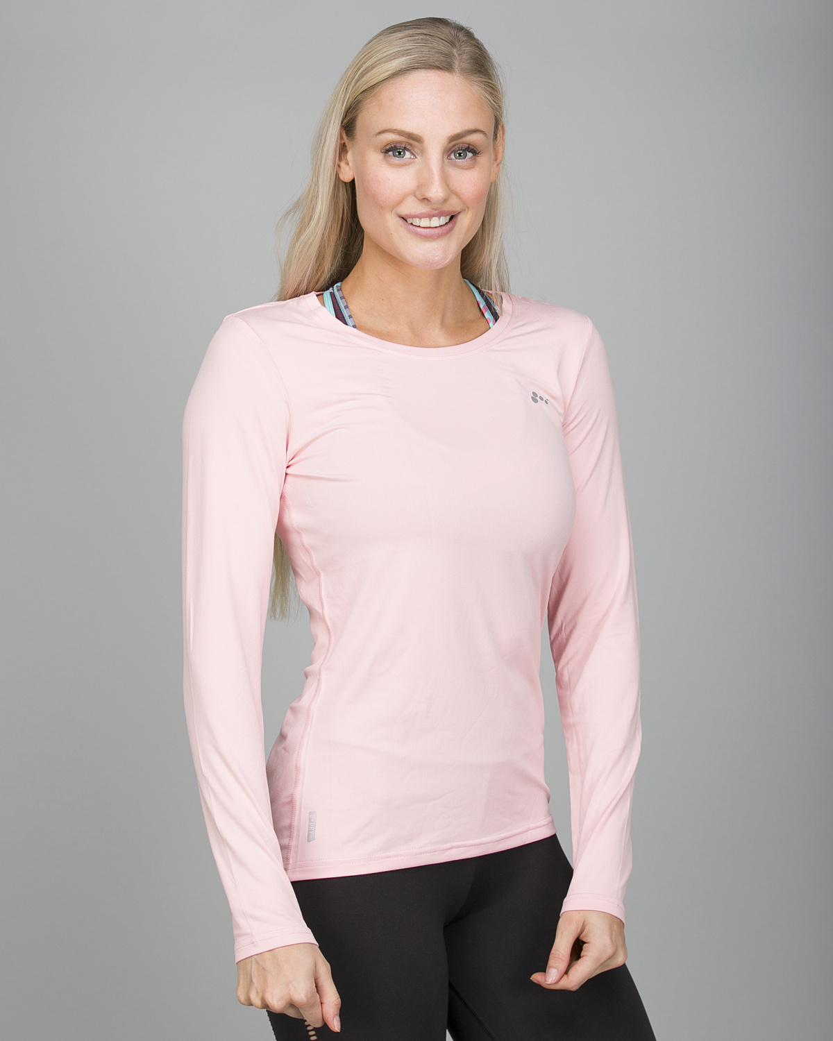 Only Play Clarissa Long Sleeve Training Tee - Silver Pink - Tights.no