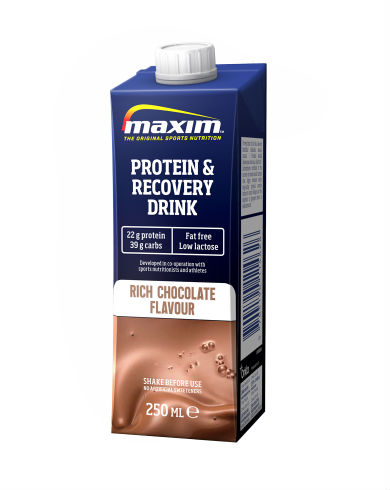 Maxim Sport Recovery Drink Chocolate 250ml - Tights.no