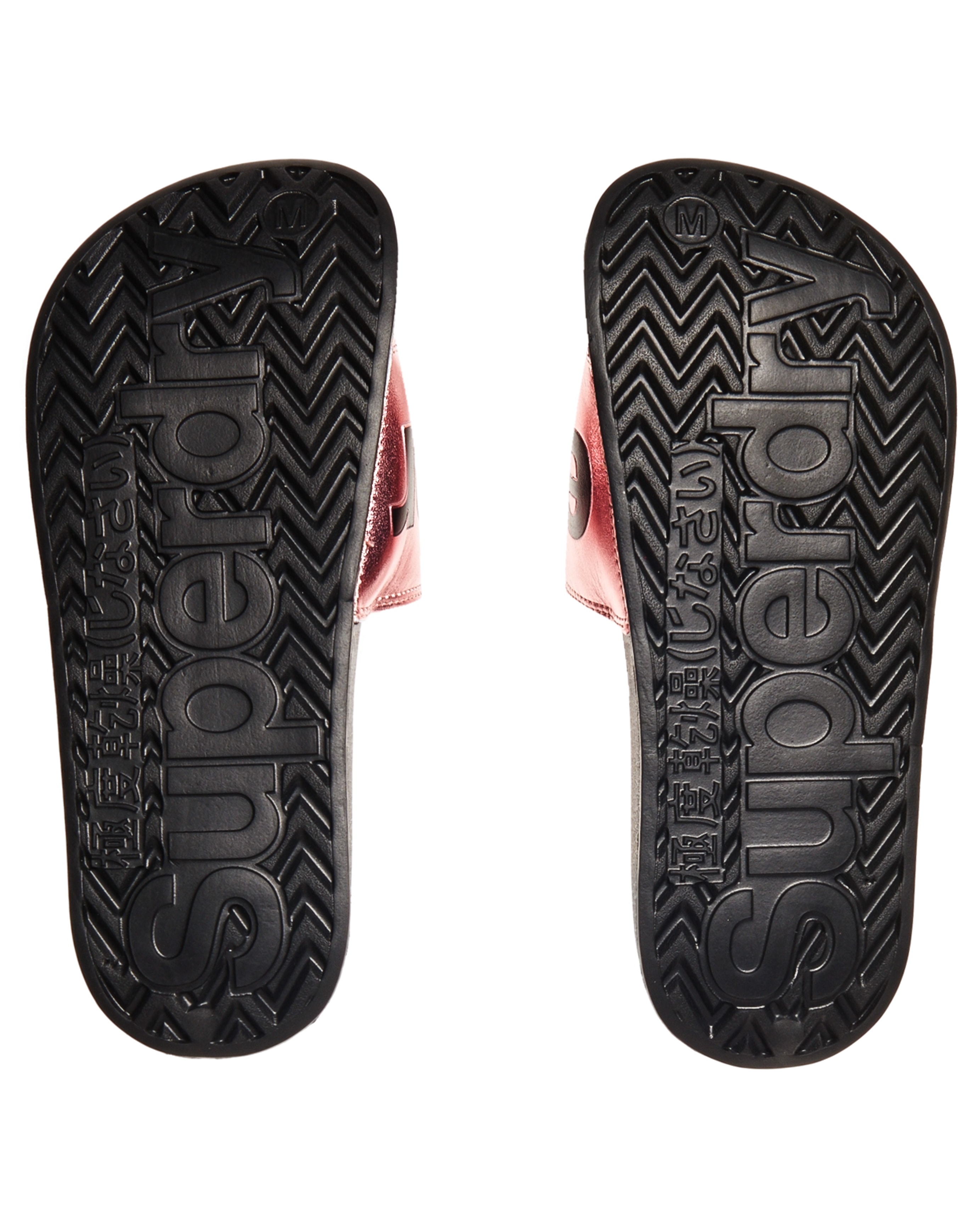 Superdry Pool Sliders Women - Metallic Rose - tights.no