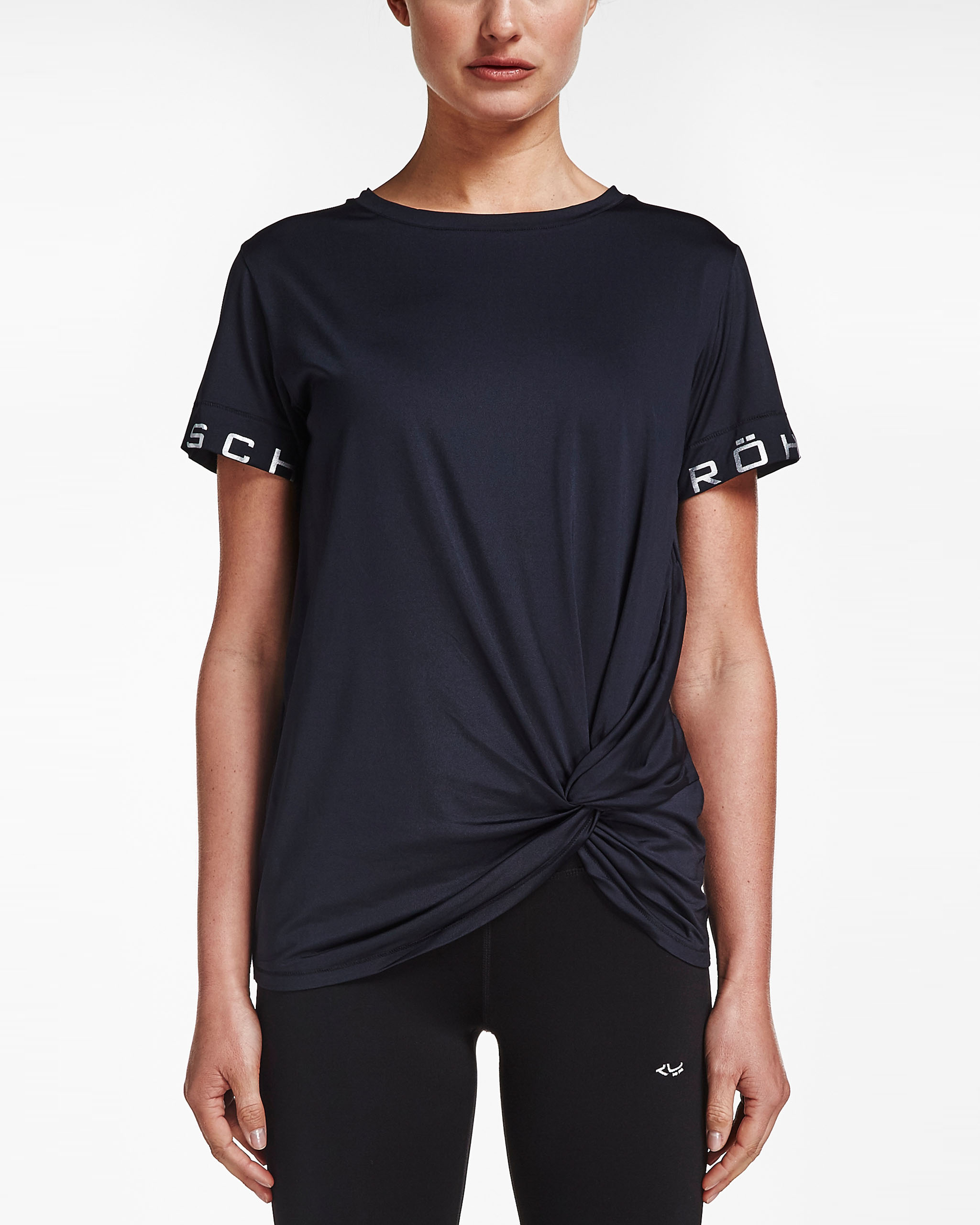 Röhnisch Knot Tee - Black - Tights.no