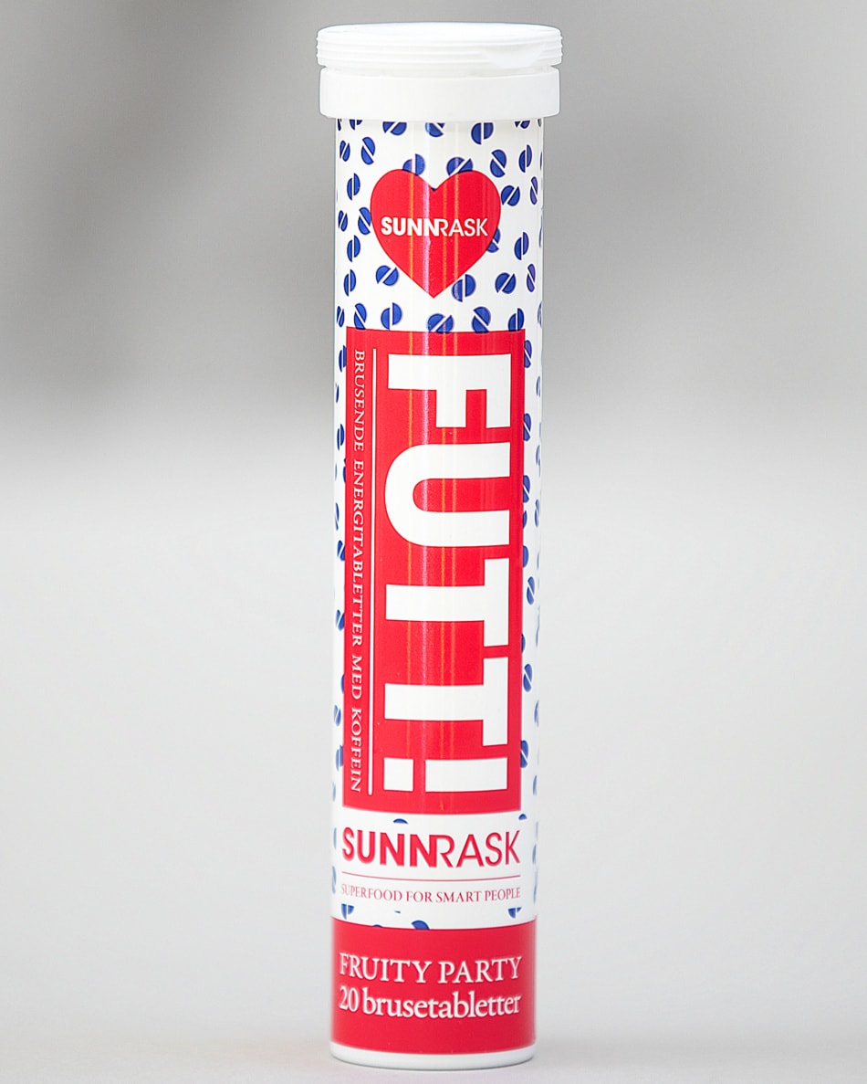 FUTT Brusetabletter m/ Koffein - Fruit Party - Tights.no