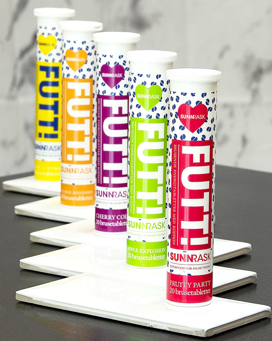 FUTT Brusetabletter m/ Koffein - Tropical Storm - Tights.no