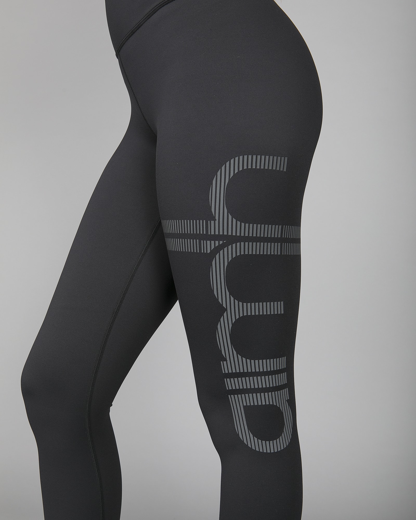 Aim’n Black Stripe Reflective Tights - Tights.no