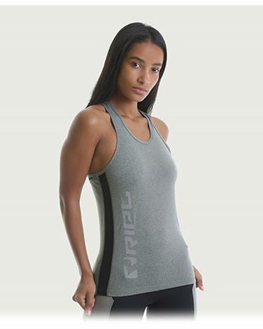 RIPT Ladies Mesh Panel Vest Grey - Tights.no