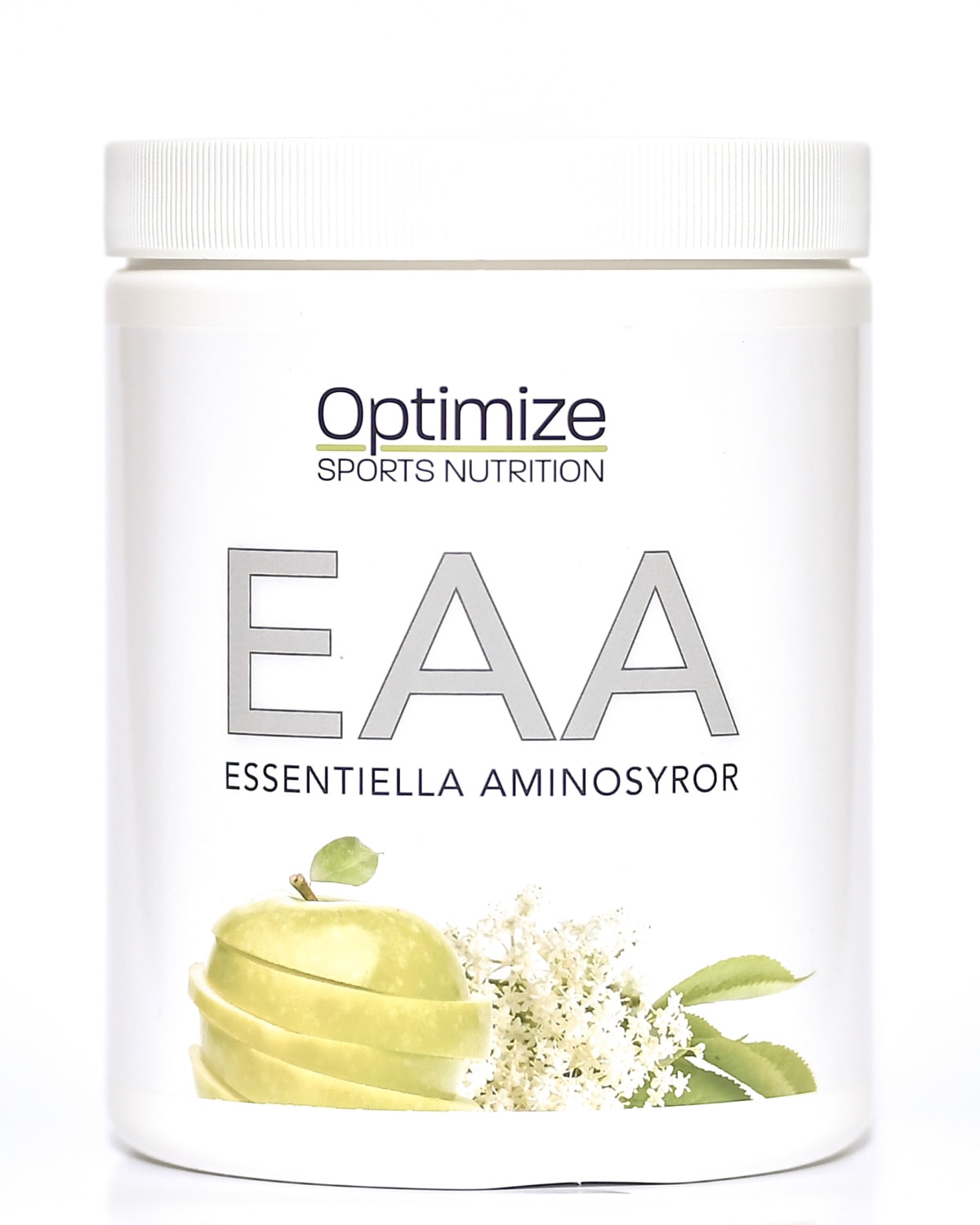Optimize Sports Nutrition EAA Eple & Hylleblomst 400g - Tights.no Optimize Sports Nutrition EAA Eple & Hylleblomst 400g - Tights.no