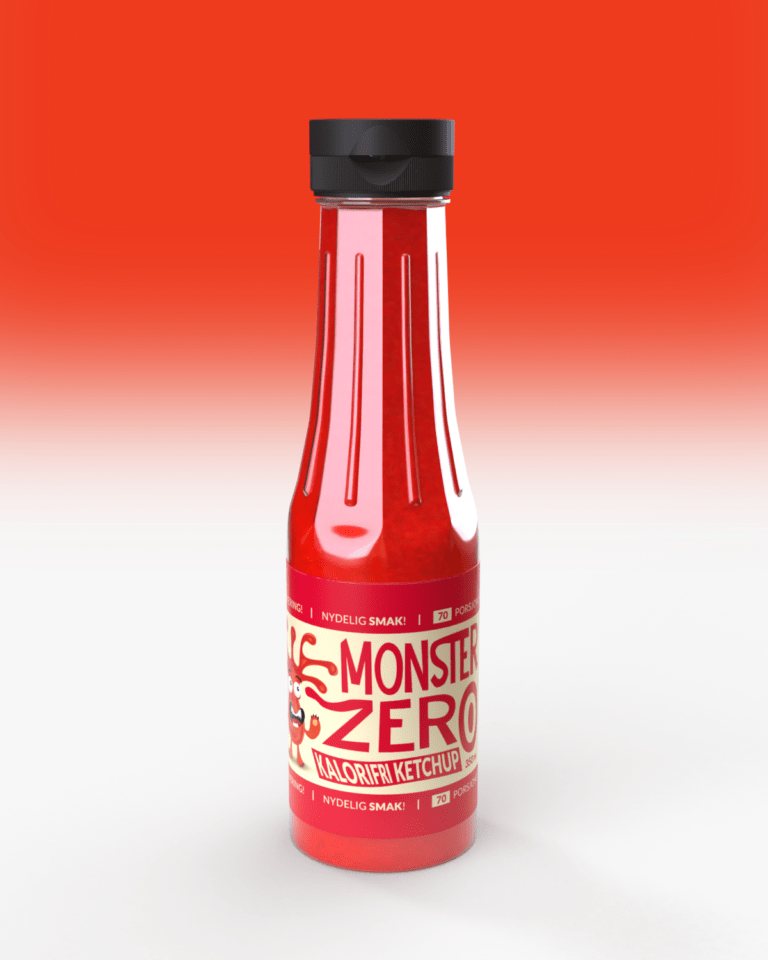 Monster Lavkarbo Zero Ketchup 350ml - Tights.no