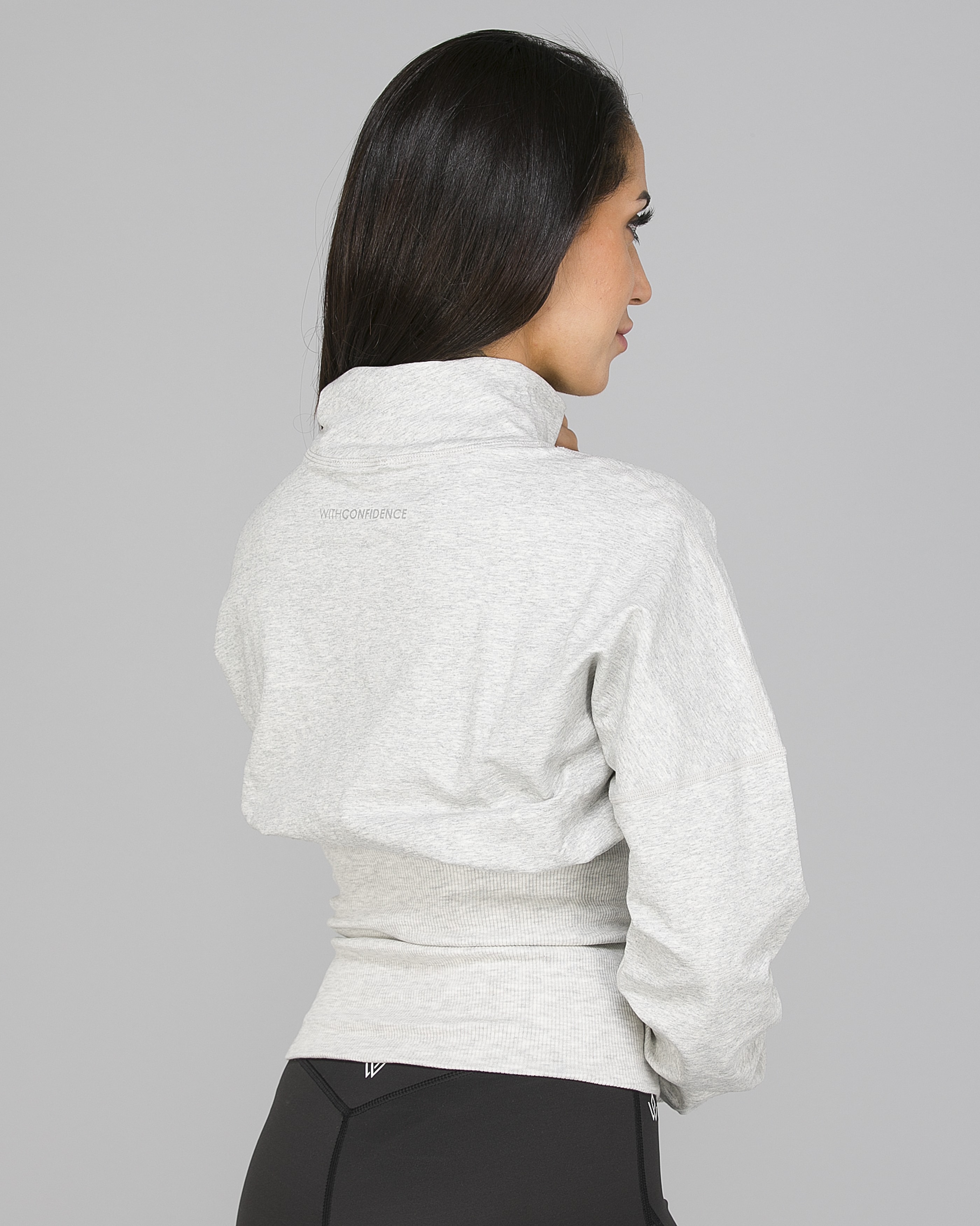 Workout Empire - With Confidence Sweater - Light Grey - Tights.no