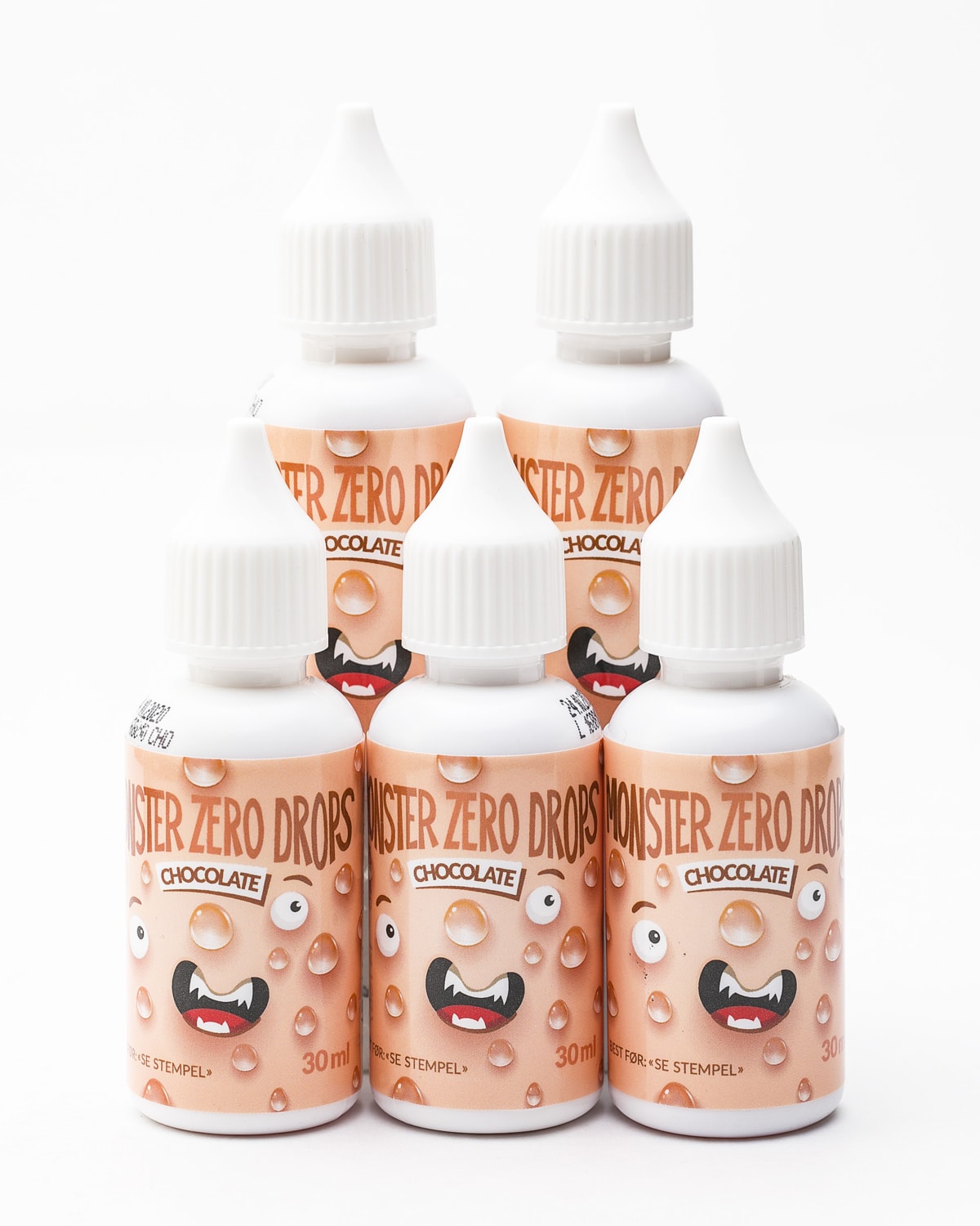 Monster Lavkarbo Zero Drops - Chocolate 5x30ml FEMPAKNING! - Tights.no