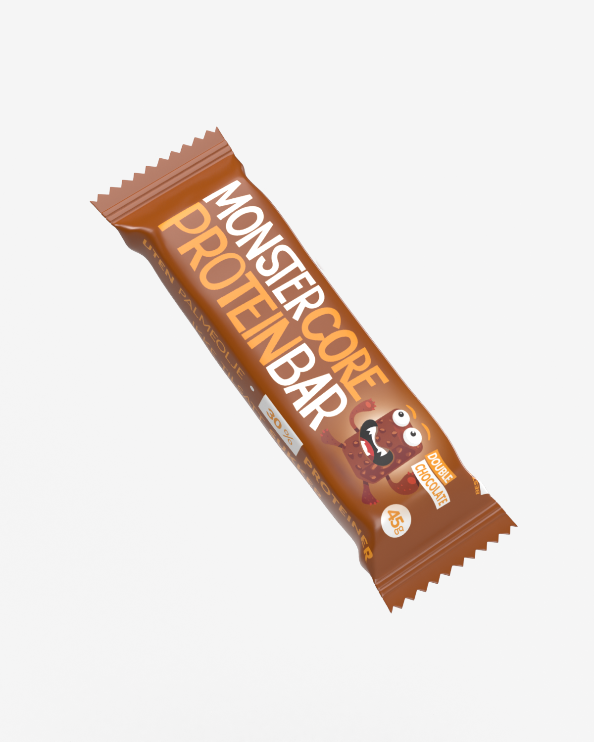 Monster Core Protein Bar - Double Chocolate 16x45g - Tights.no
