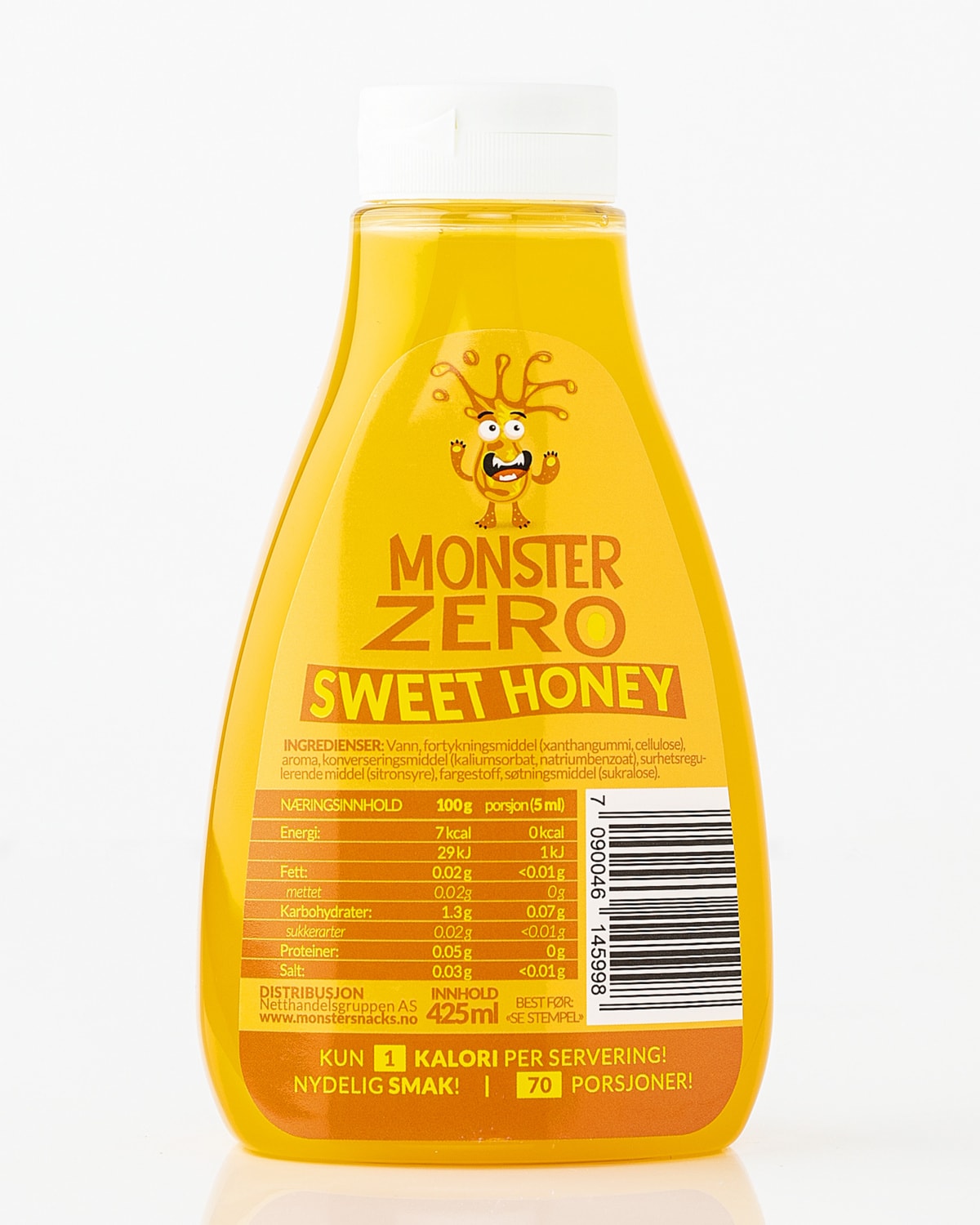 Monster Zero Calorie Syrup - Honey 425ml - Tights.no