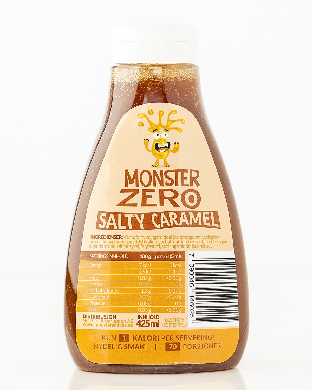 Monster Zero Calorie Syrup - Salty Caramel 425ml - Tights.no
