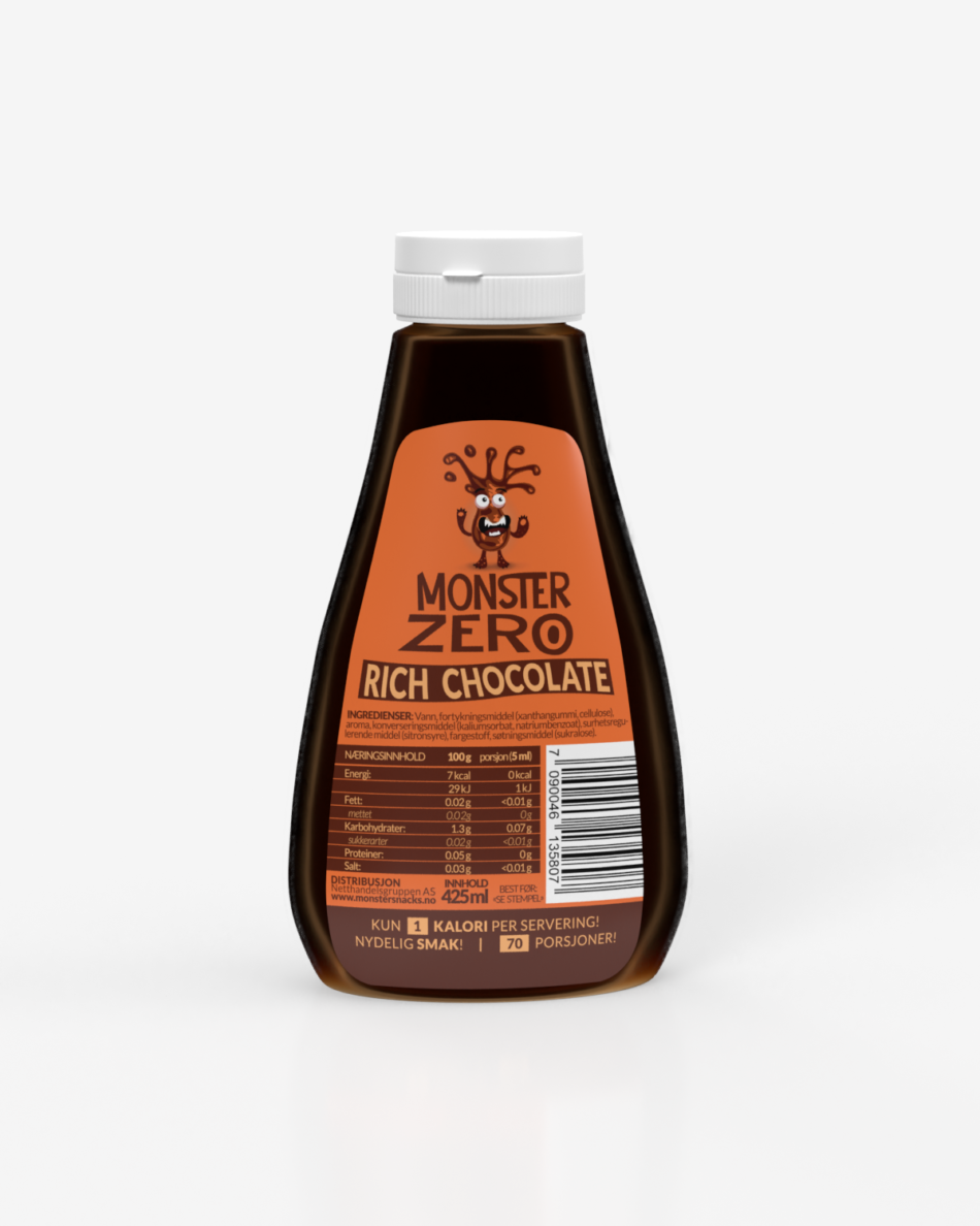 Monster Zero Calorie Syrup - Chocolate 425ml - Tights.no