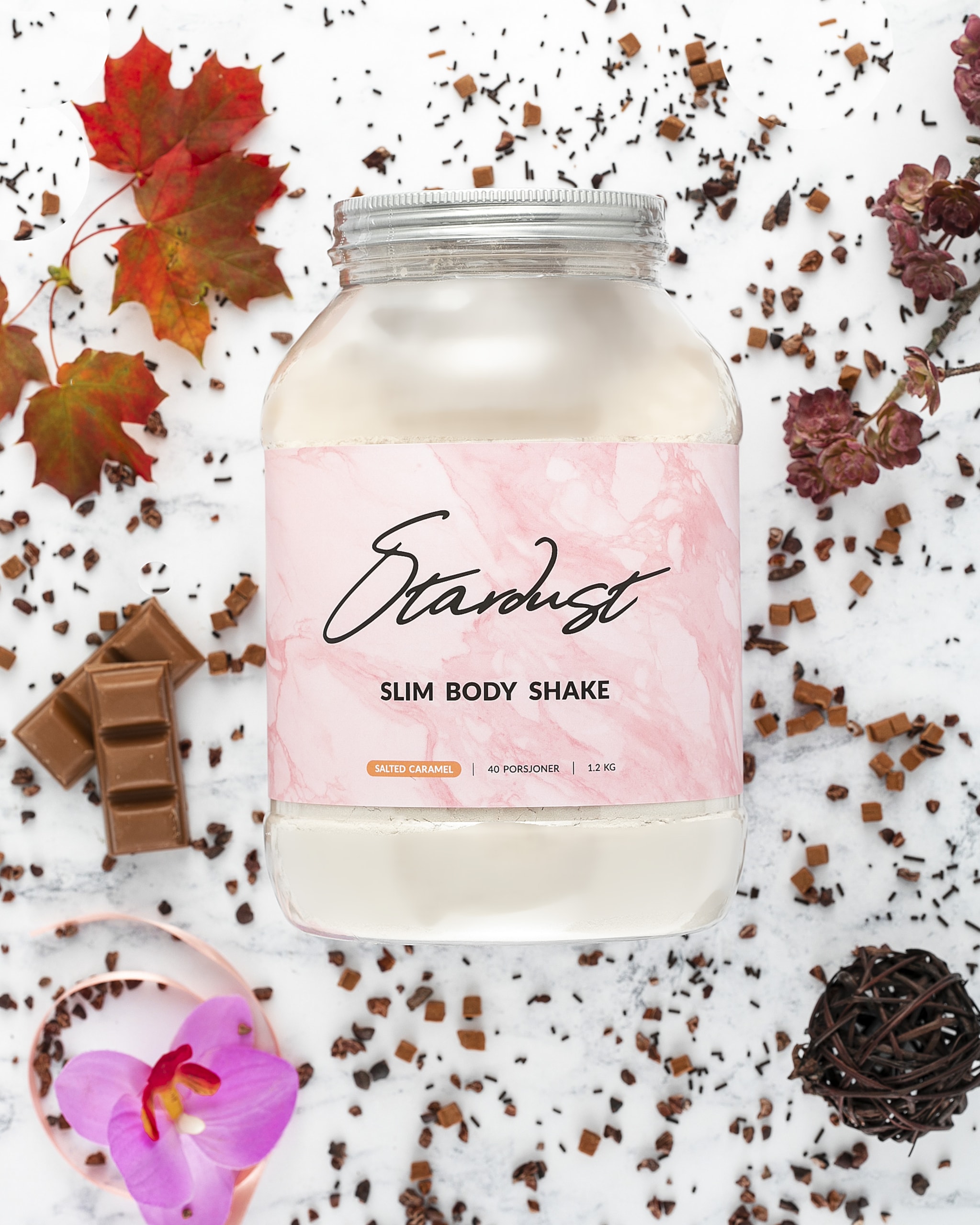 Stardust Slim Body Shake Salted Caramel 1200g - tights.no