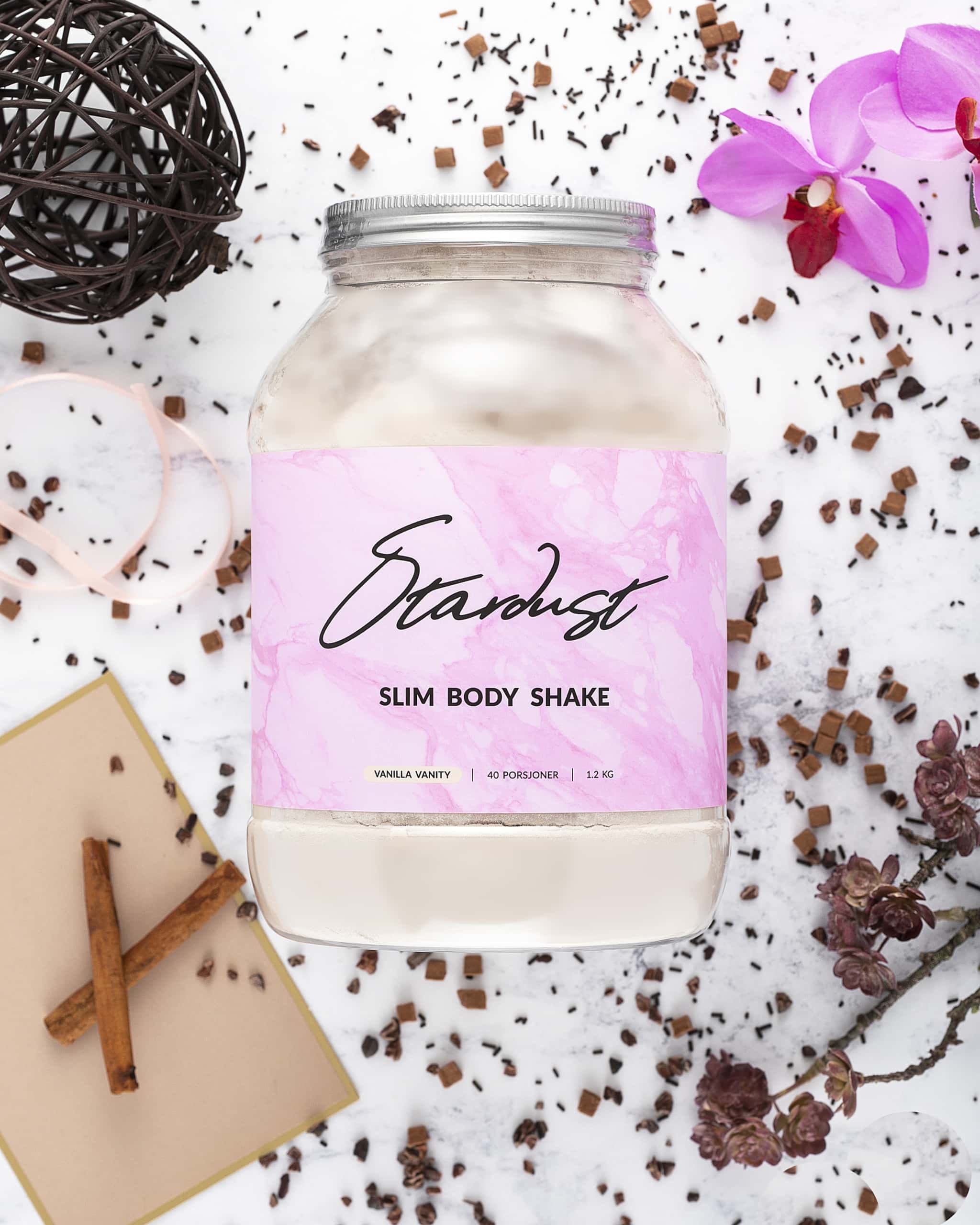 Stardust Slim Body Shake Vanilla Vanity 1200g - tights.no