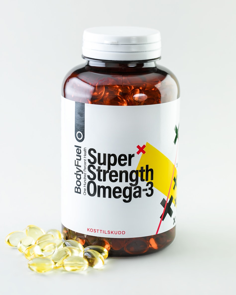 2 x BodyFuel Høykonsentrert Omega-3 – 360 KAPSLER! - Tights.no