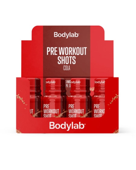 Bodylab Preworkout Shot 12x60ml - Cola - tights.no