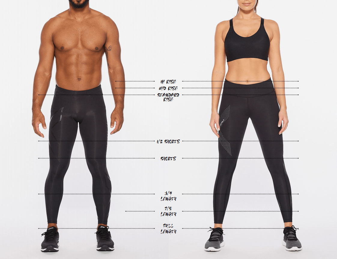 2XU Mid-Rise Compression Tights Womens Black/Dotted Reflective Logo ...