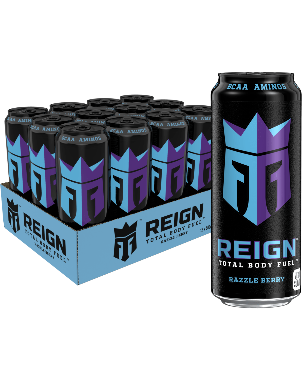 REIGN 12x500ml - Razzle Berry - Tights.no