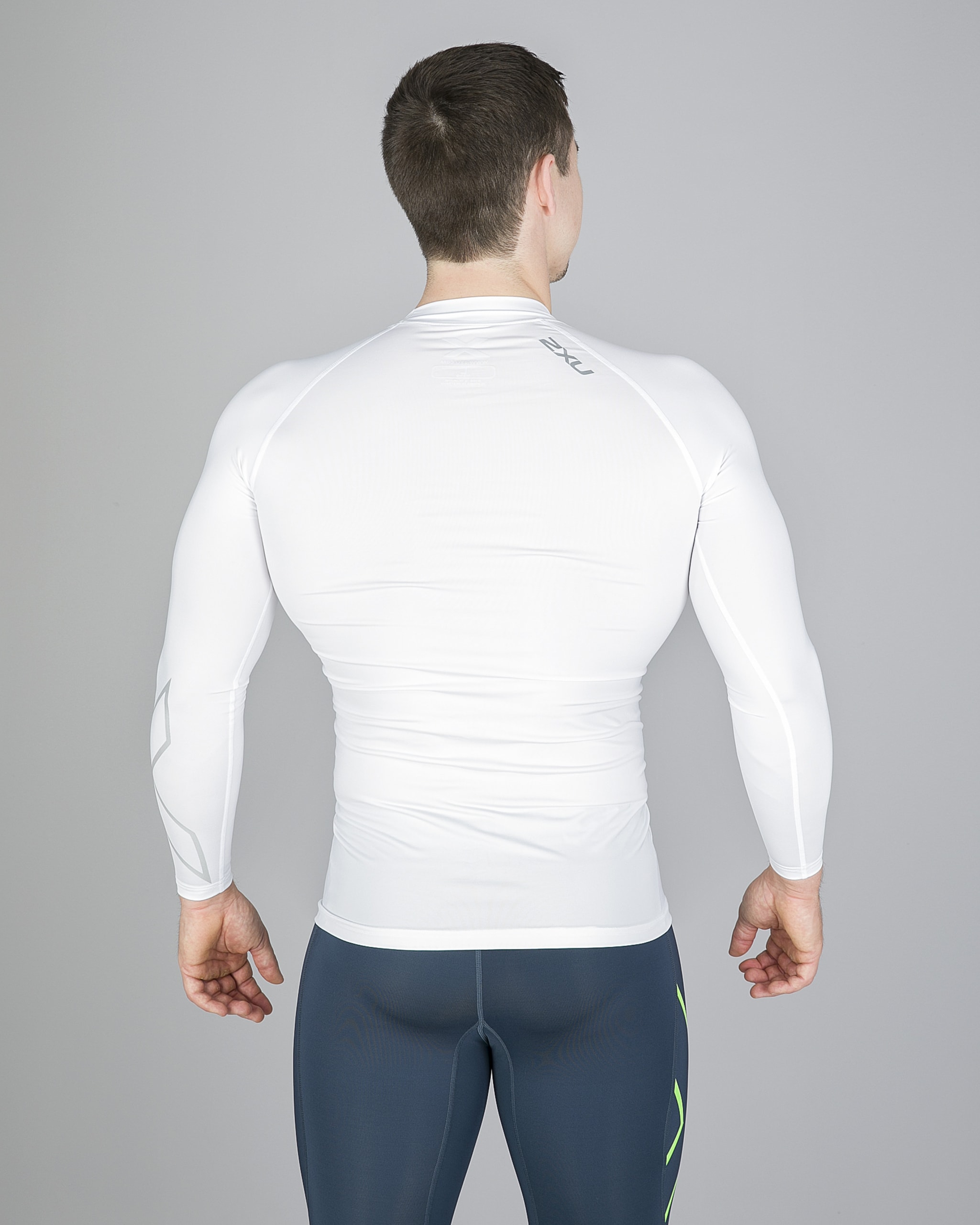 2XU Compression L/S Top White - Tights.no