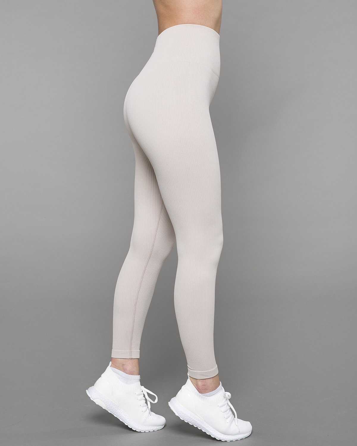 BumPro Perfect Rib Tights Beige - Tights.no