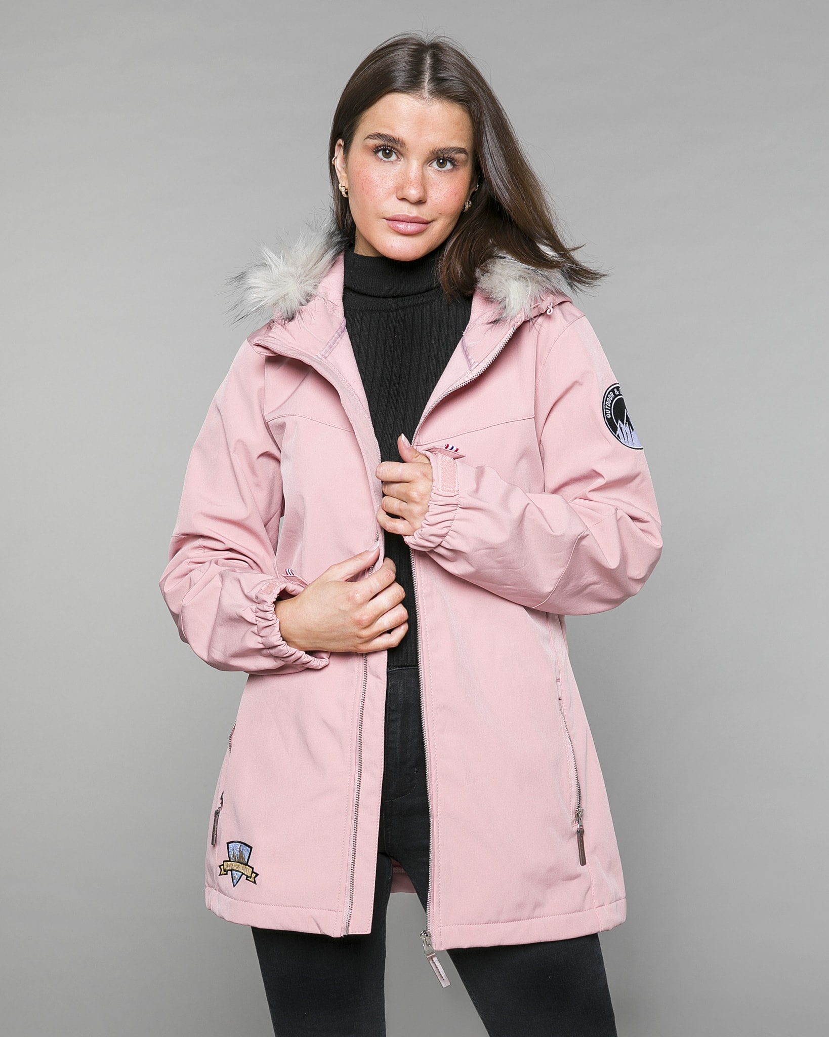 Outdoor & Essentials Mountain Bunny Jacket Dimmed Pink - Tights.no