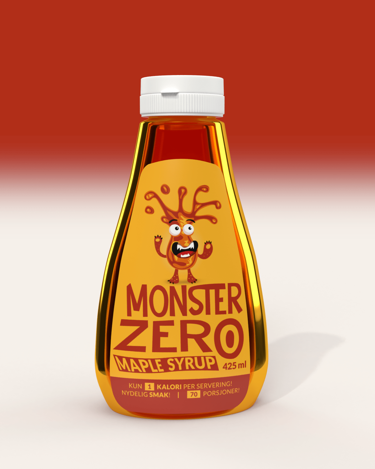 Monster Zero Calorie Syrup - Maple Syrup 425ml - Tights.no