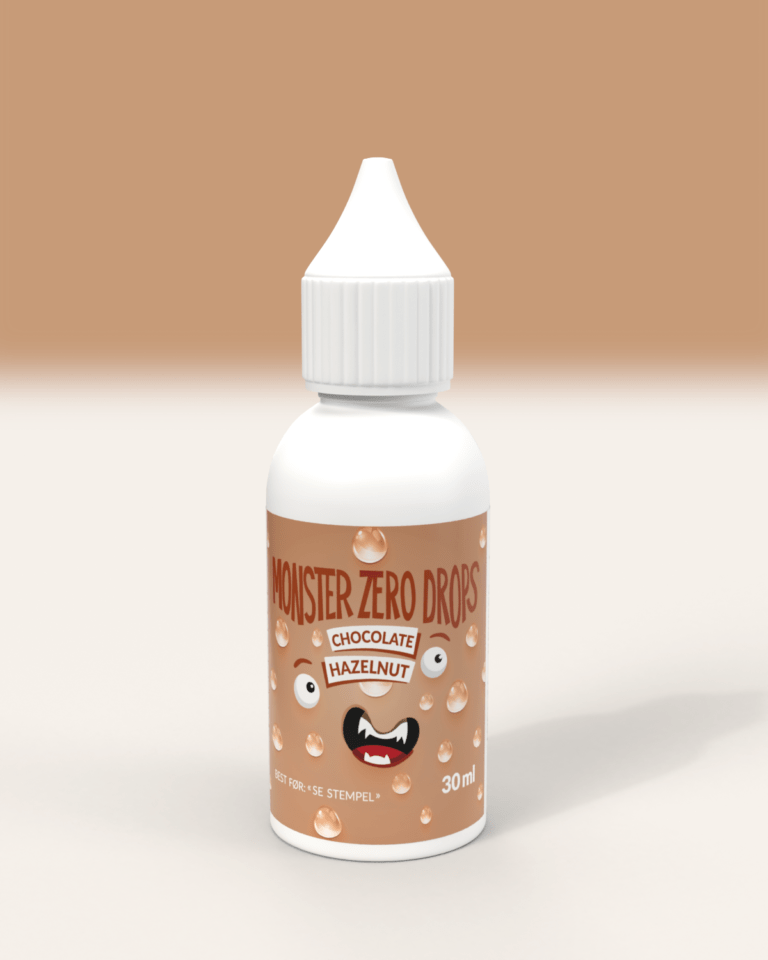 Monster Lavkarbo Zero Drops - Hazelnut Chocolate - NY FORBEDRET ...