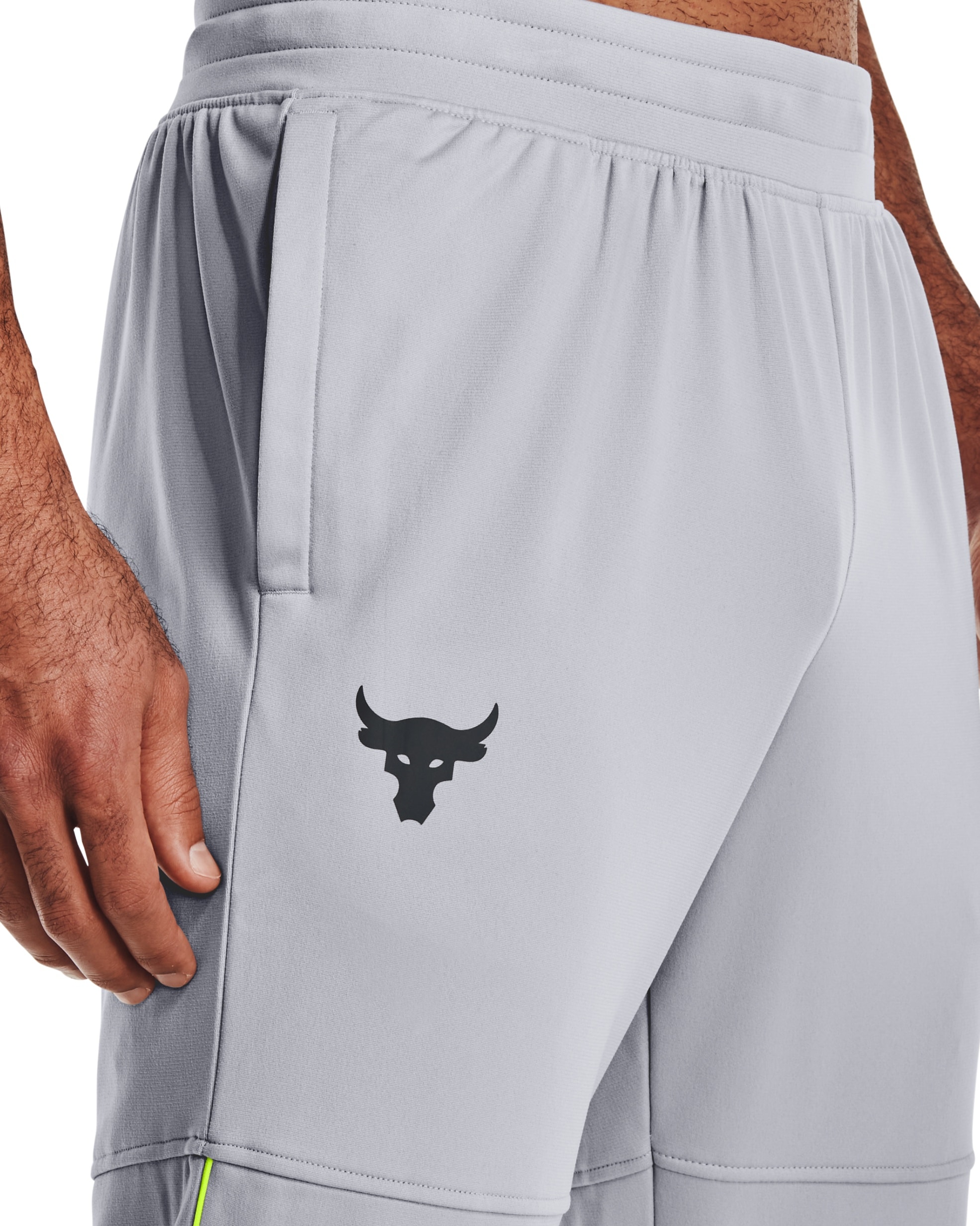 Under Armour Project Rock Knit Track Pants Grey - Tights.no