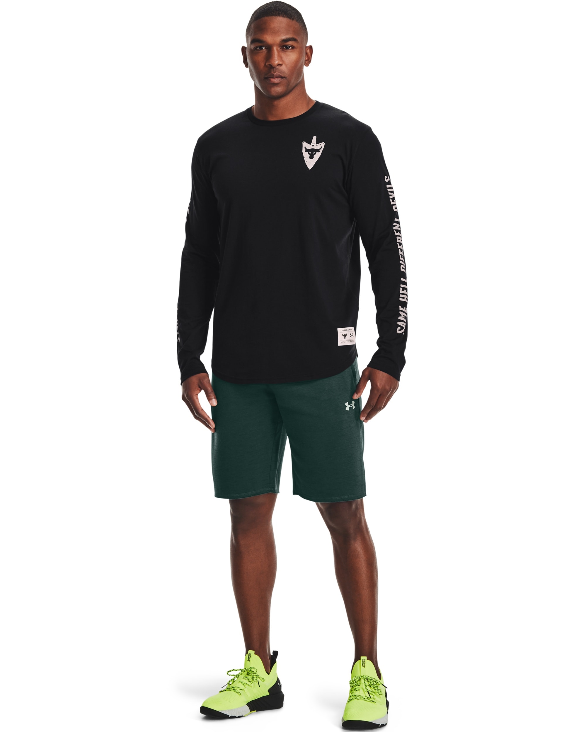 Under Armour Project Rock Same Game LS Black - tights.no