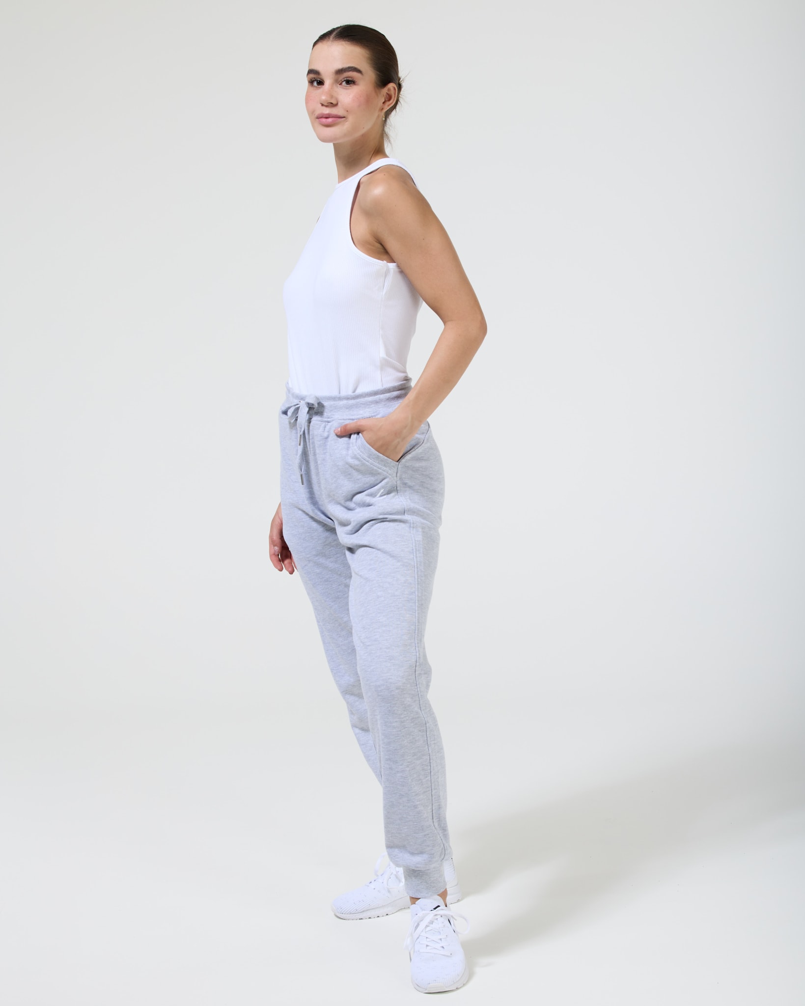 Weightless Bella Rib Tank White - tights.no