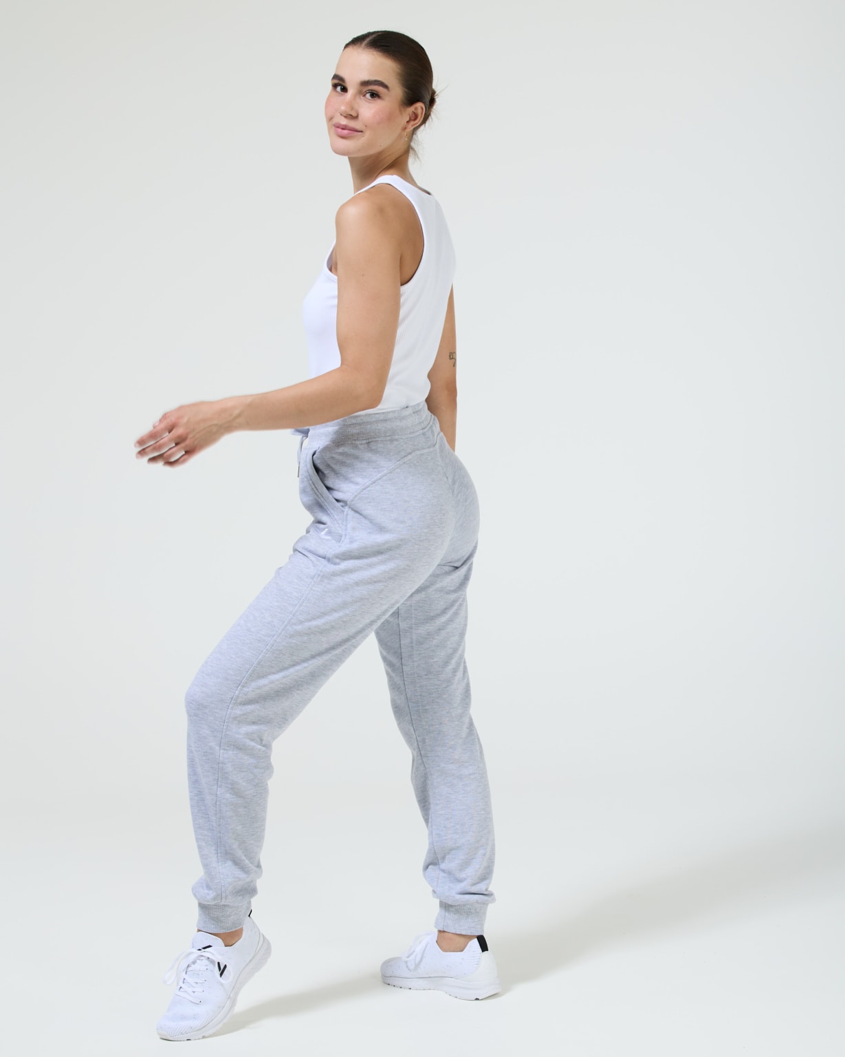 Weightless Bella Rib Tank White - tights.no