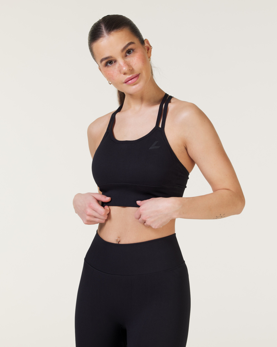 LEVITY Vamp Seamless Bra Black - Tights.no