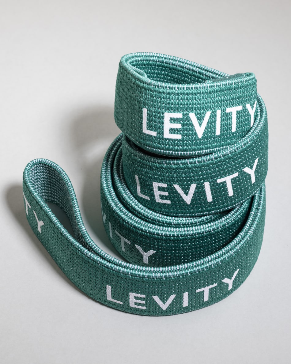 LEVITY Pull Up Band Fabric Green - Heavy - Tights.no