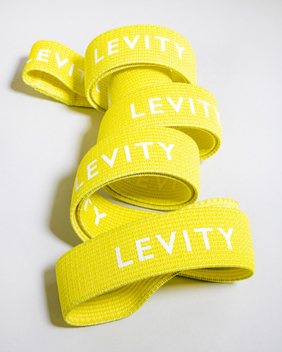 LEVITY Pull up Band Fabric Yellow- X-Light - Tights.no
