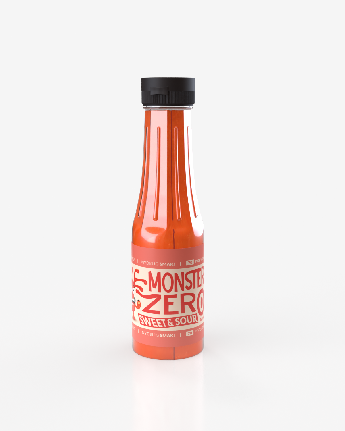 Monster Lavkarbo Kalorifri Sweet & Sour Sauce 350ml - tights.no