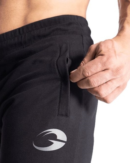 GASP Tapered Joggers Black - Tights.no