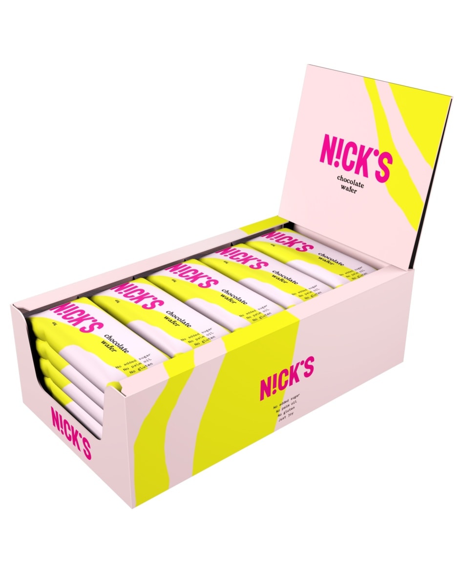 Nick's Chocolate Wafer 25x40g - Tights.no
