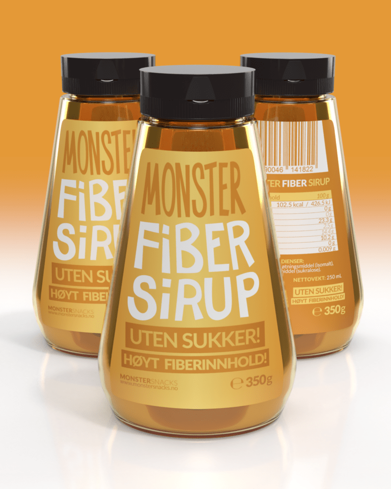 Monster Fibersirup 3x350g - TREPAKNING! - Tights.no