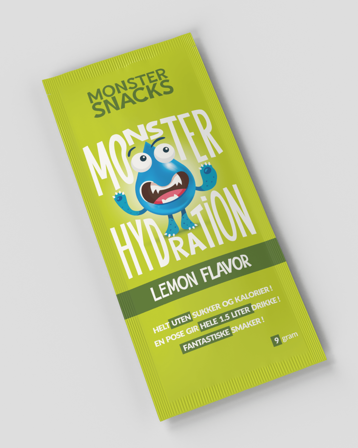 Monster Advanced Hydration - Lemon 9g - GIR 1.5L DRIKKE! - Tights.no