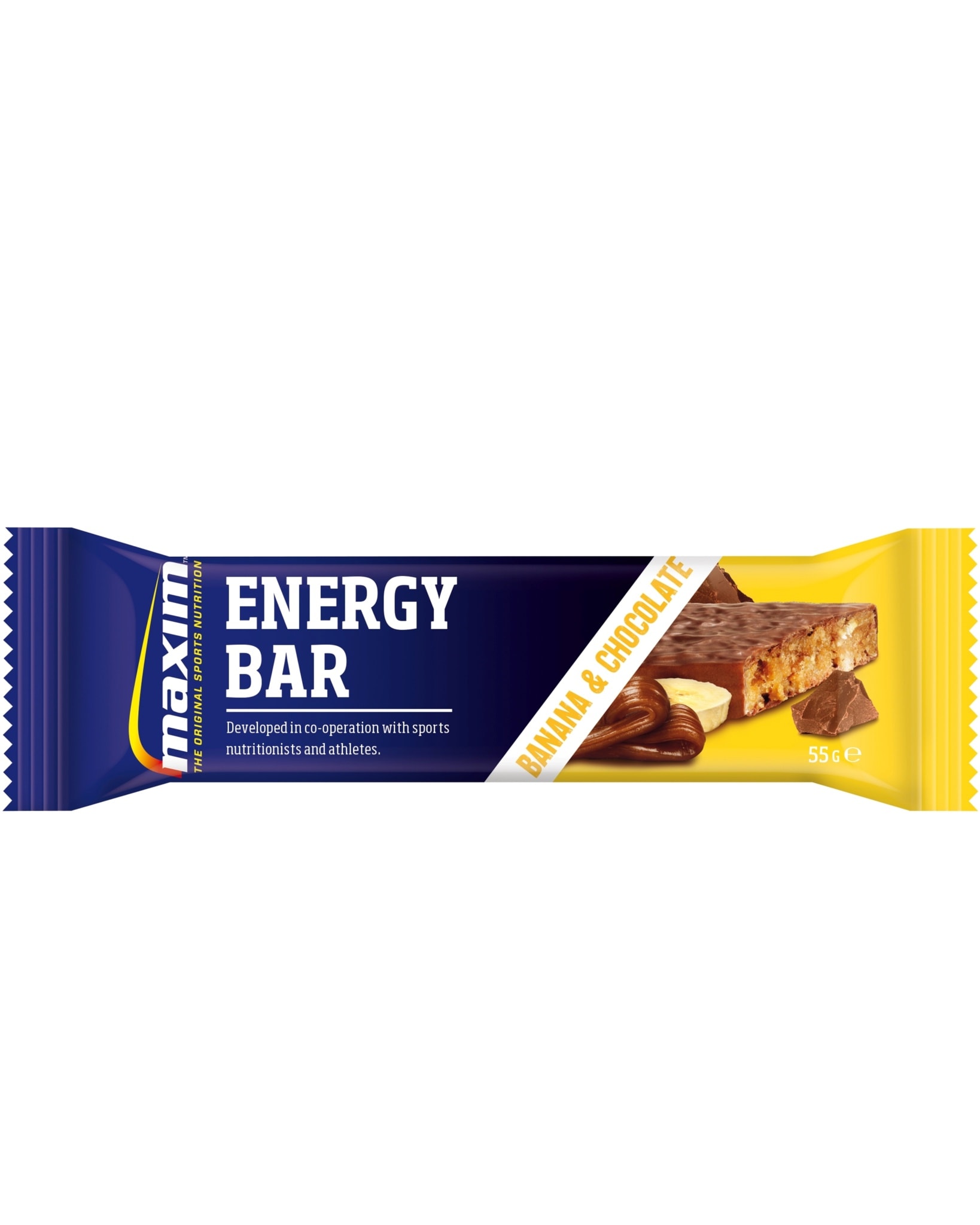 Maxim Energibar 55g Banan - Tights.no