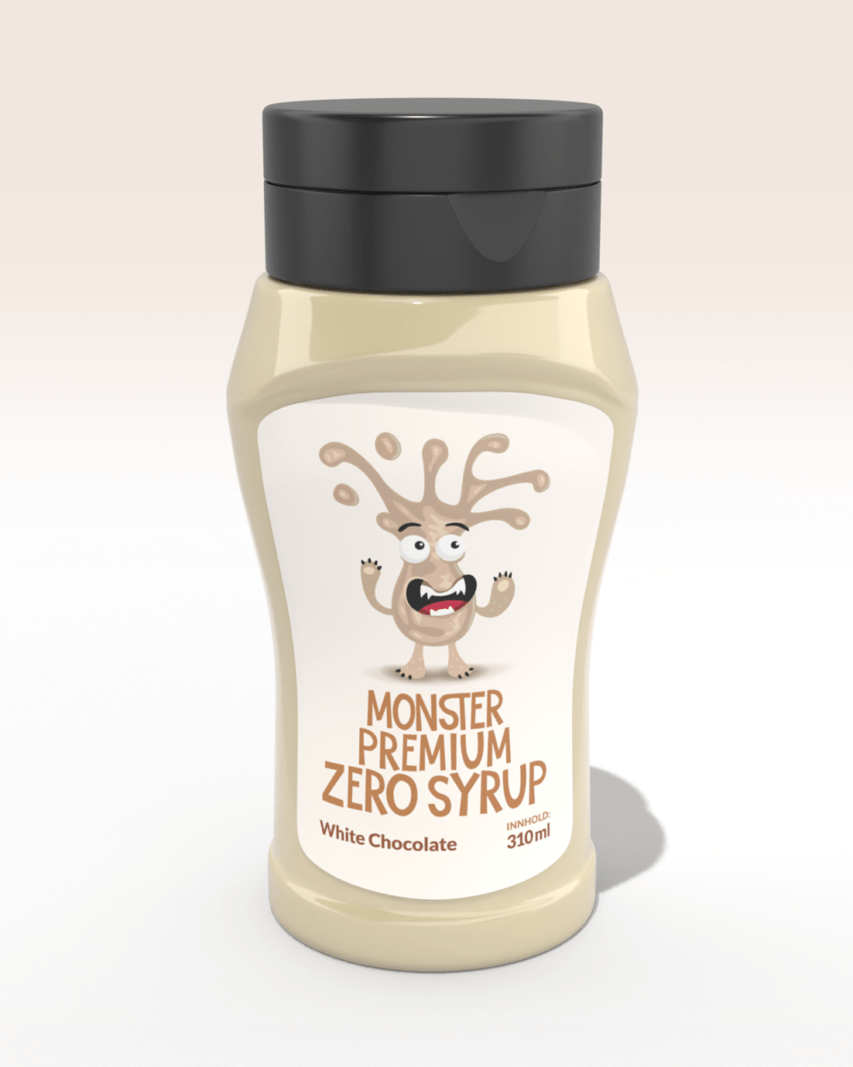Monster Premium Zero Calorie Syrup - White Chocolate - Tights.no